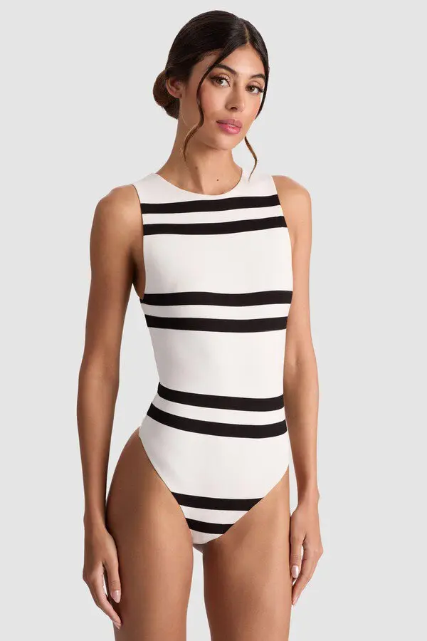 Alice + Olivia Rothy Bodysuit - Stripe