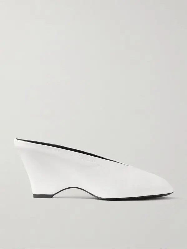 Khaite Cloak Leather Mules