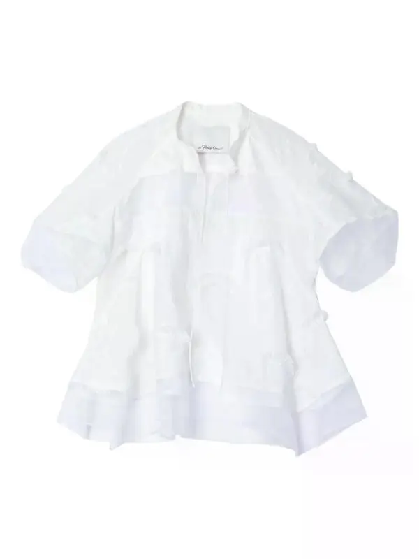 3.1 Phillip Lim Floral-embroidered Layered Blouse
