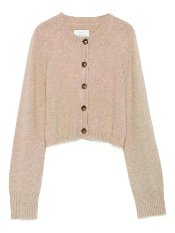 Loulou De Saison Zephir Lds Cashmere Cardigan - Neutrals
