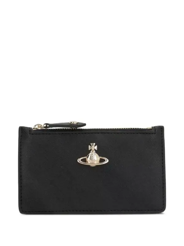 VIVIENNE WESTWOOD Orb Top-zip Wallet - Black