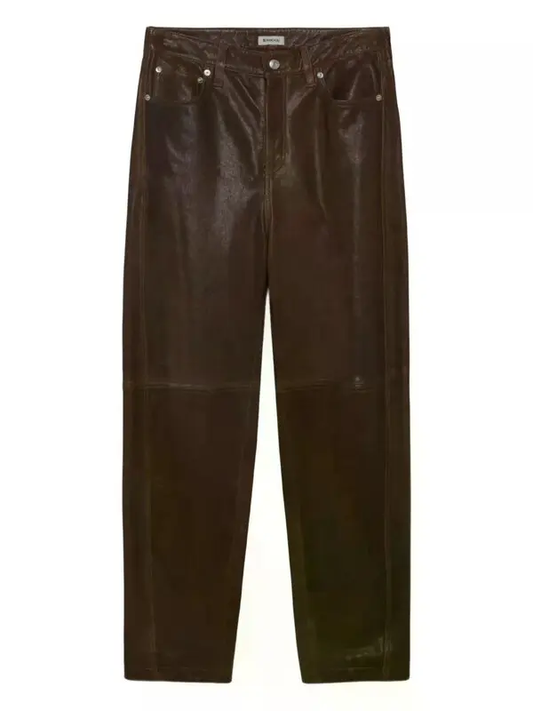 Simkhai Waldon Leather Panel Trousers