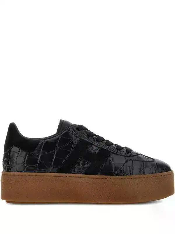 Hogan Platform Sneakers Black Editorialist