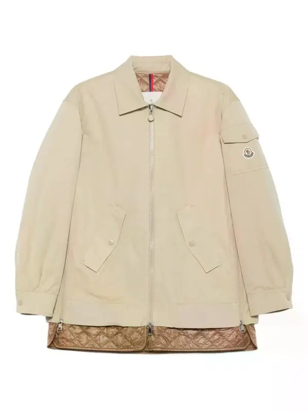 Moncler Quilted Zip-up Jacket