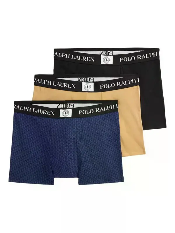 Ralph Lauren Logo-waistband Boxers - Blue