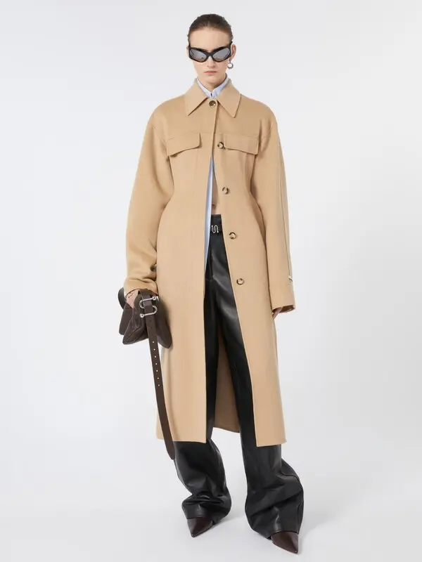 Max Mara Slim-fit Wool Coat - Camel