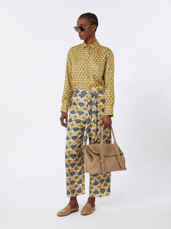 Max Mara Reversible Printed Silk Shirt