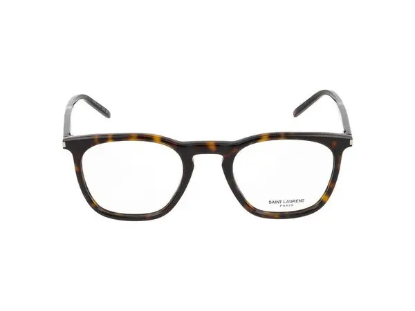 Saint Laurent Havana Transparent Eyeglasses - Havana Havana Transparent