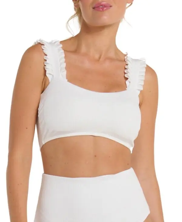 HERMOZA Ruth Ruffle Top Swimsuit