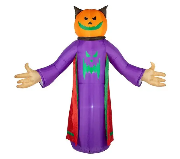 NORTHLIGHT Led Inflatable Grim Reaper Yard Hall Oween Decor 8