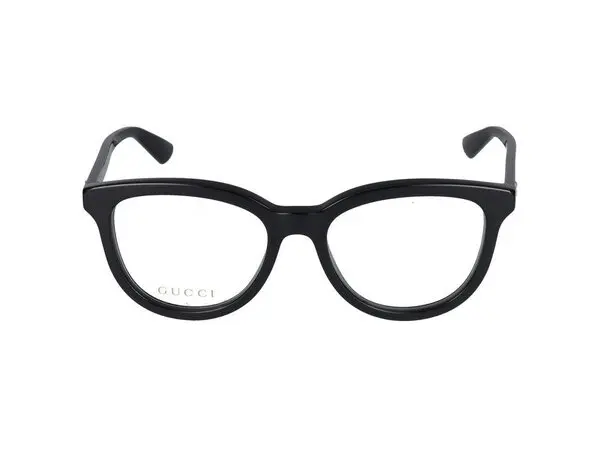 Gucci Full Rim Eyeglasses - Black Black Transpare
