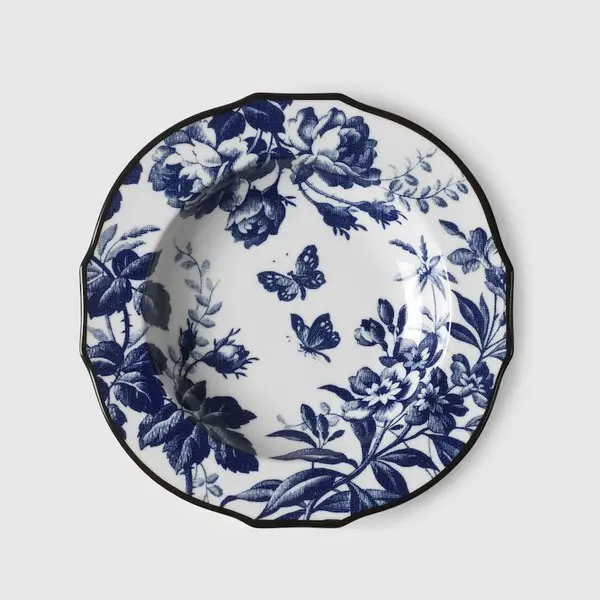 Gucci Herbarium Rim Soup Bowl, Set Of Two