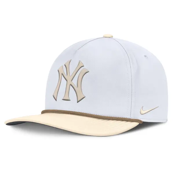 Nike New York Yankees Aerobill Mlb Adjustable Hat - White