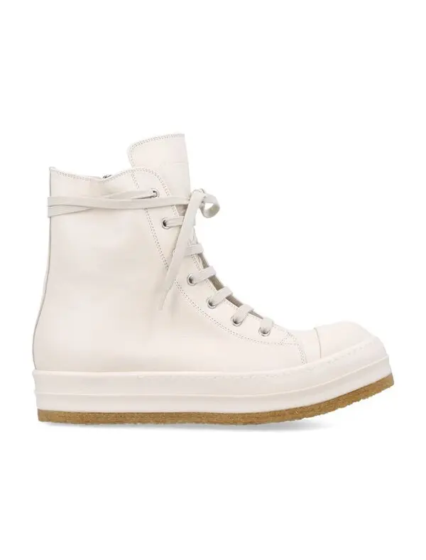 Rick Owens Creep High-top Sneakers - Milk Milk Milk