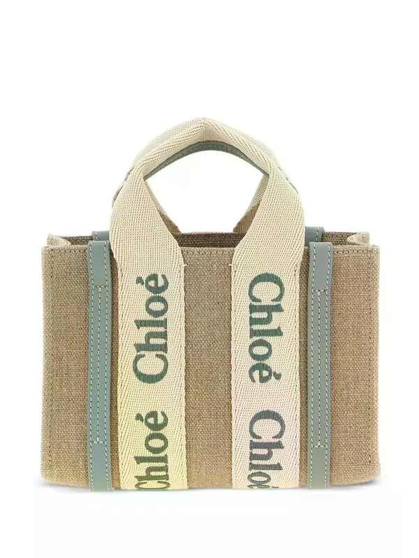Chloé Woody Mini Tote - Neutrals