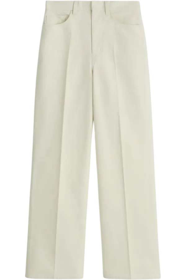 Cos Cotton-canvas Straight-leg Trousers