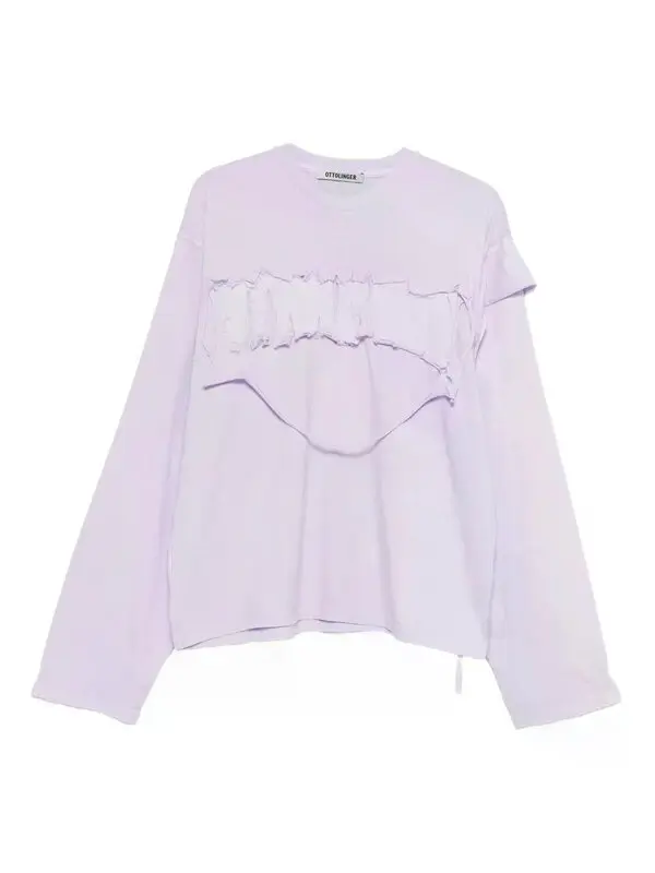 Ottolinger Distressed Long-sleeve Top