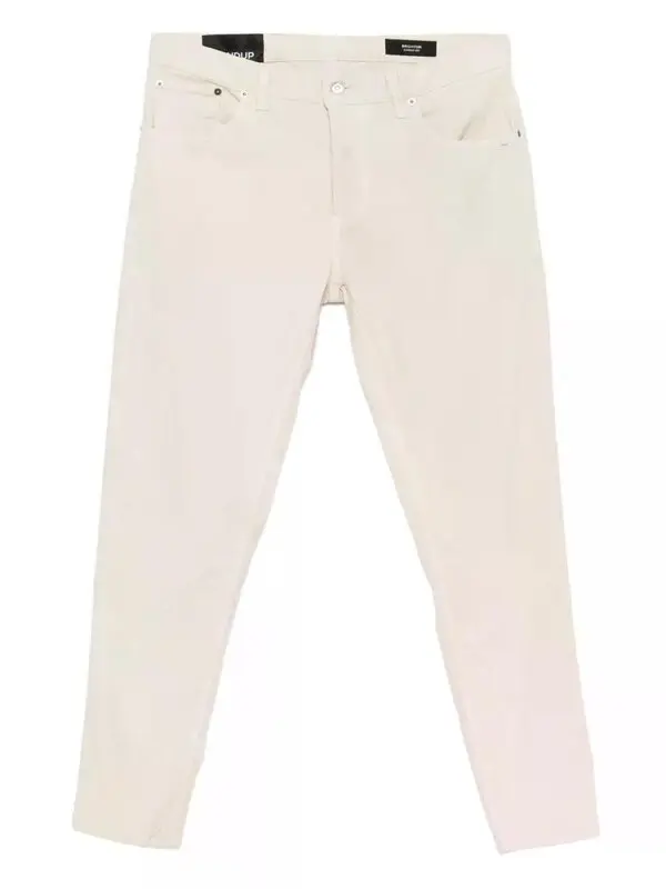 DONDUP Cotton Twill Trousers - Neutrals