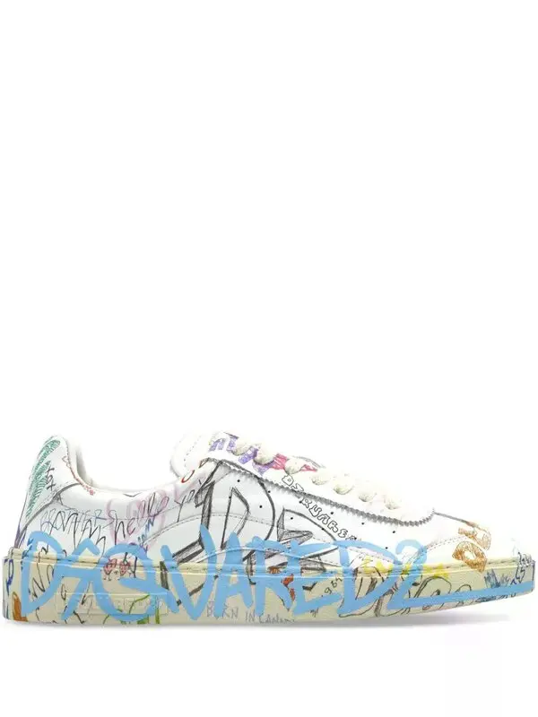 Dsquared2 Rider Leather Sneakers