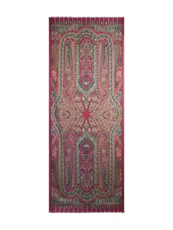 Etro Paisley-print Scarf - Pink
