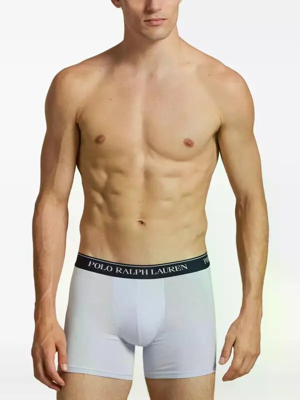 Ralph Lauren Logo-waistband Boxers - Blue