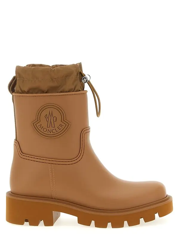 Moncler Kickstream Rain Boots - Brown