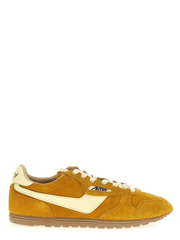 AUTRY Windspin Sneakers - Yellow