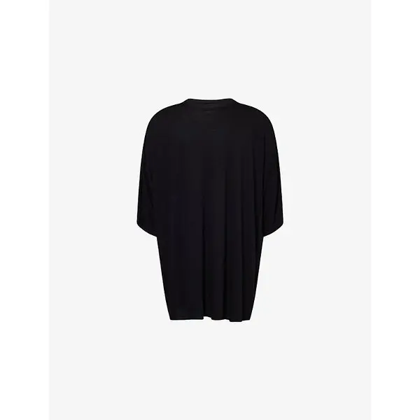 Rick Owens Tommy Oversized Cotton T-shirt - Black