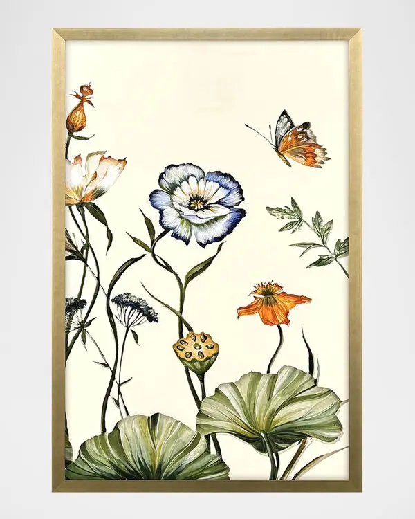 PARAGON DECORS Garden Of Eden Ii" Mixed Media Art Liz Jardine