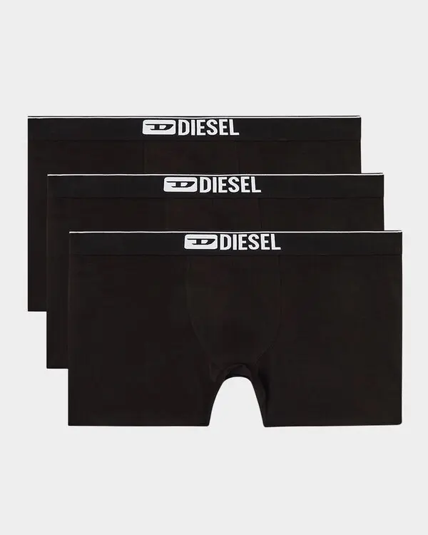 Diesel Max Stretch 3-pack Boxer Briefs - Black/mult