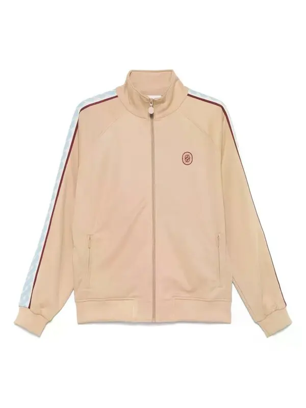 Drole De Monsieur Side-stripe Track Jacket - Neutrals