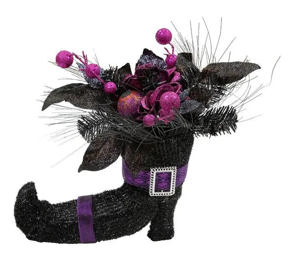 NORTHLIGHT Witch's Boot Halloween Decor 12