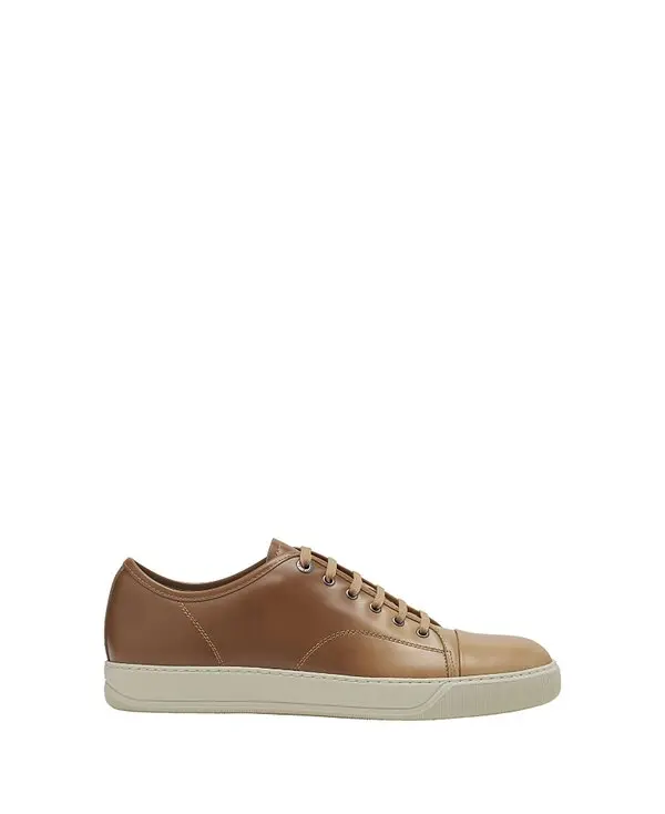 LANVIN Dbb1 Leather Sneakers - Camel