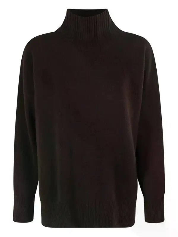 ROBERTO COLLINA High-neck Sweater - Brown