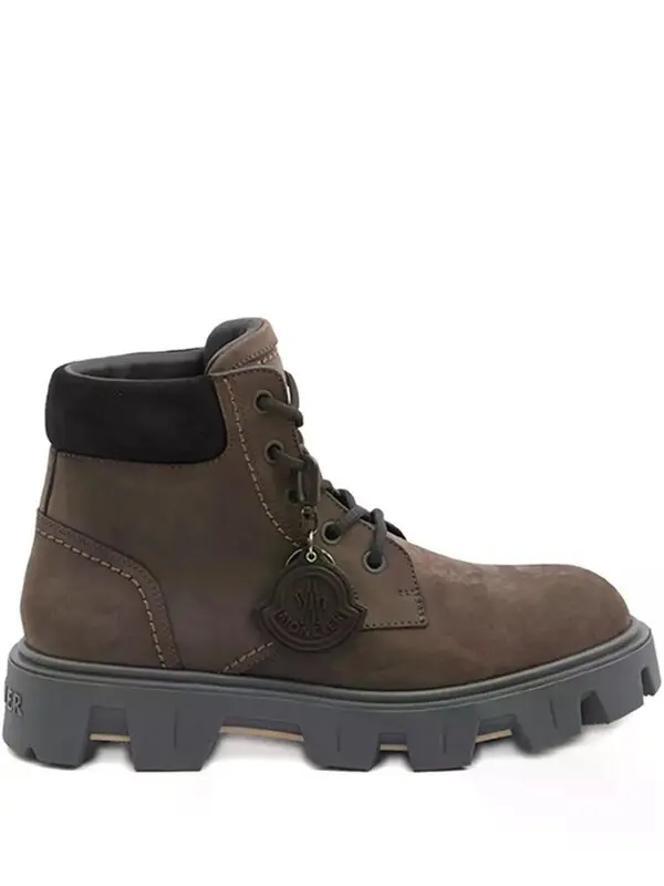 Moncler Peak City Lace-up Boots - Brown