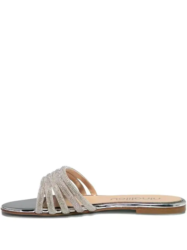 NINALILOU Embellished-strap Flat Sandals