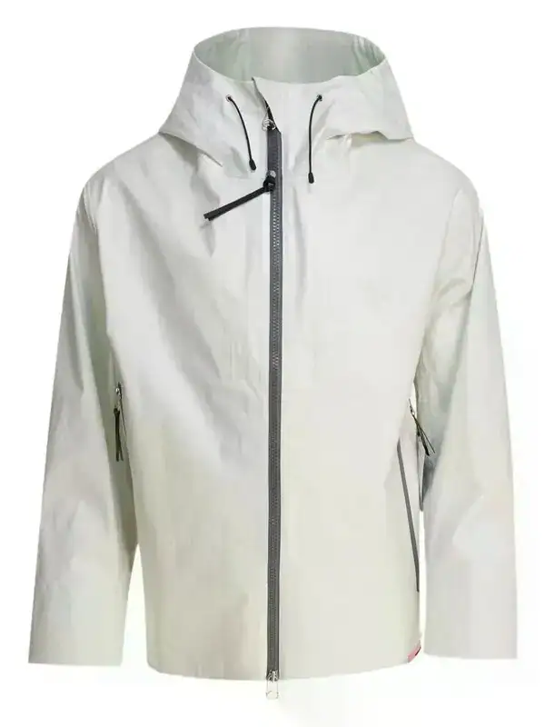 Goldwin Hooded Zip-Front Jacket In White - 35% Off | Editorialist