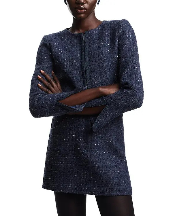 Emporio Armani Sequin Tweed Jacket - Solid Medium