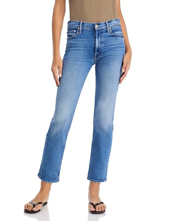 MOTHER The Mid Rise Rider Hover Jeans - Swing And A Miss