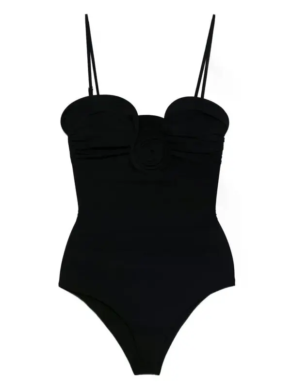 Magda Butrym Rose-embellished Swimsuit