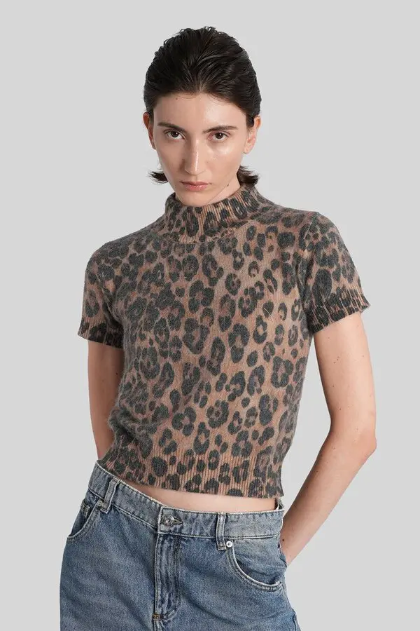 Blumarine Animalier Knitwear - Multicolor