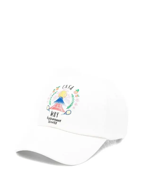 Casablanca Casa Way 'mountain' Cap - White