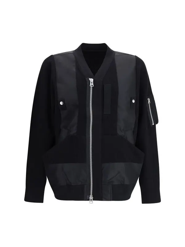 Sacai Paneled Jacket - Black