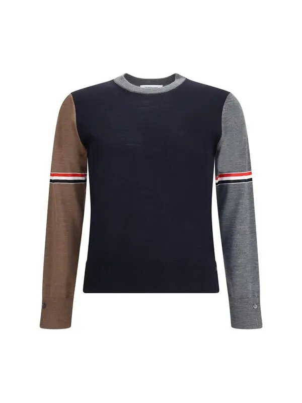 Thom Browne Virgin Wool Sweater - Multicolour
