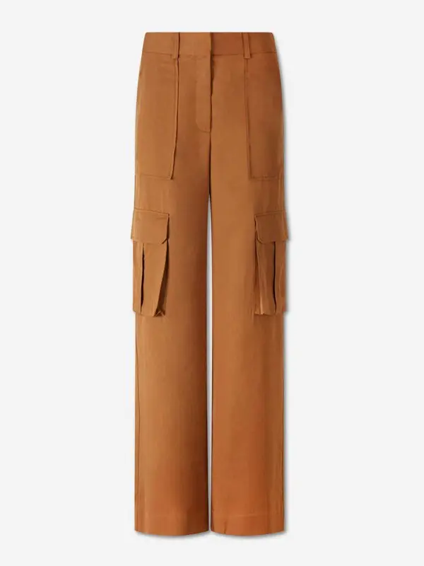Veronica Beard Wide Leg Cargo Pants