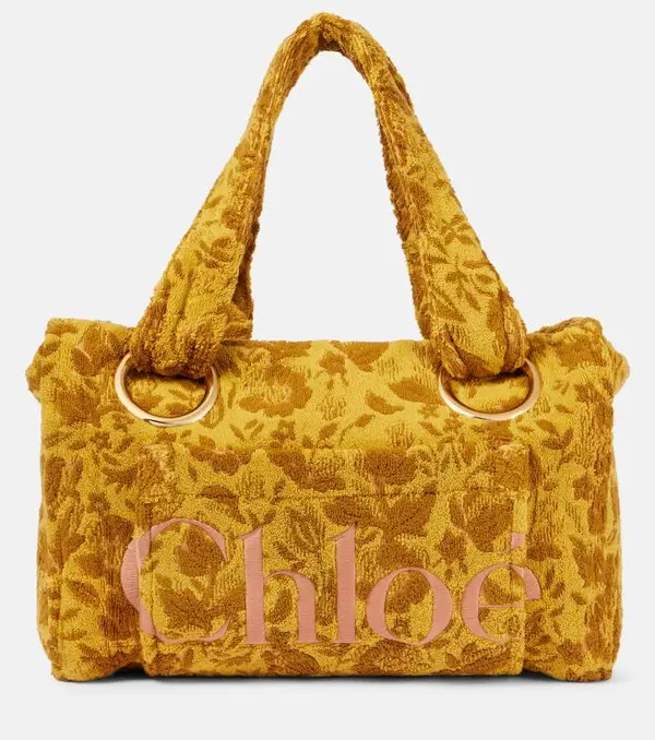Chloé Plage Large Terry Tote - Yellow