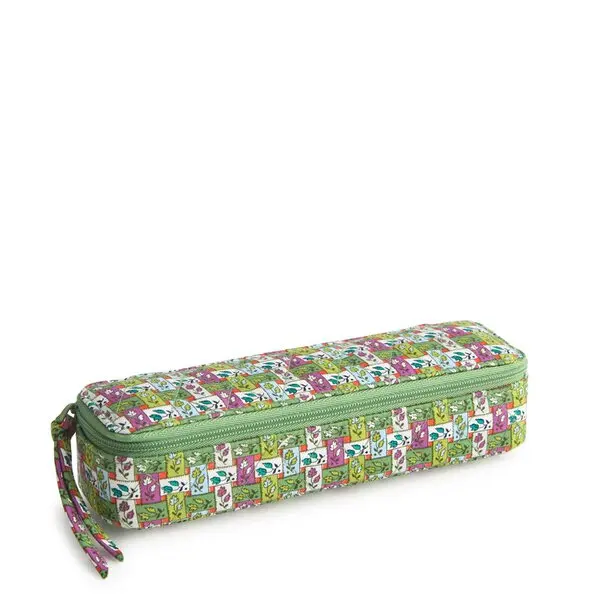 VERA BRADLEY Travel Pill Case In Ribbon Plaid - Green