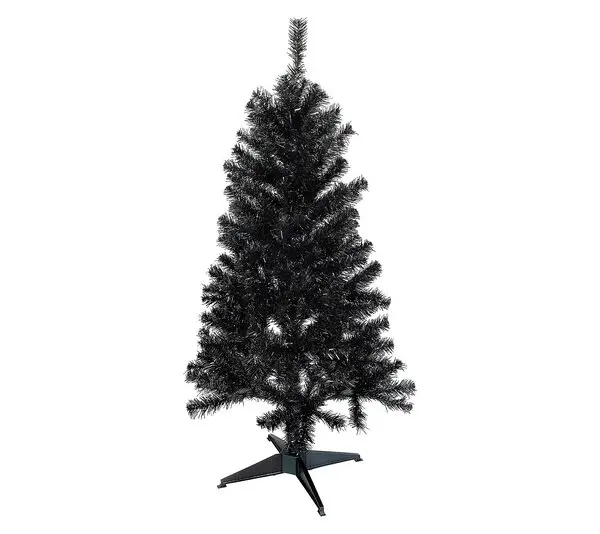 NORTHLIGHT Holographic Slim Tinsel Halloween Tr Ee 4' Unlit