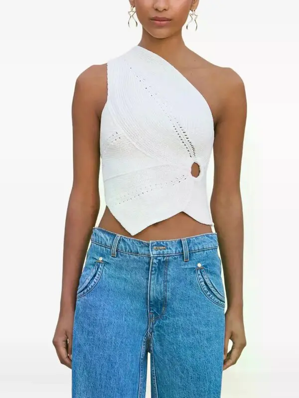 Cult Gaia Deneuve One-shoulder Tank Top
