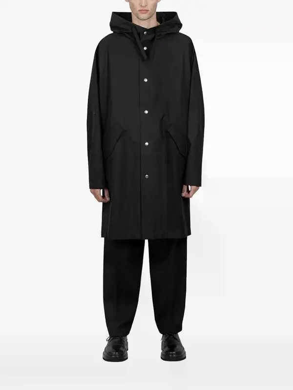 JIL SANDER Logo-print Hooded Raincoat